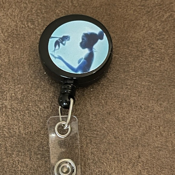 Accessories | Princess And The Frog Badge Reel | Poshmark